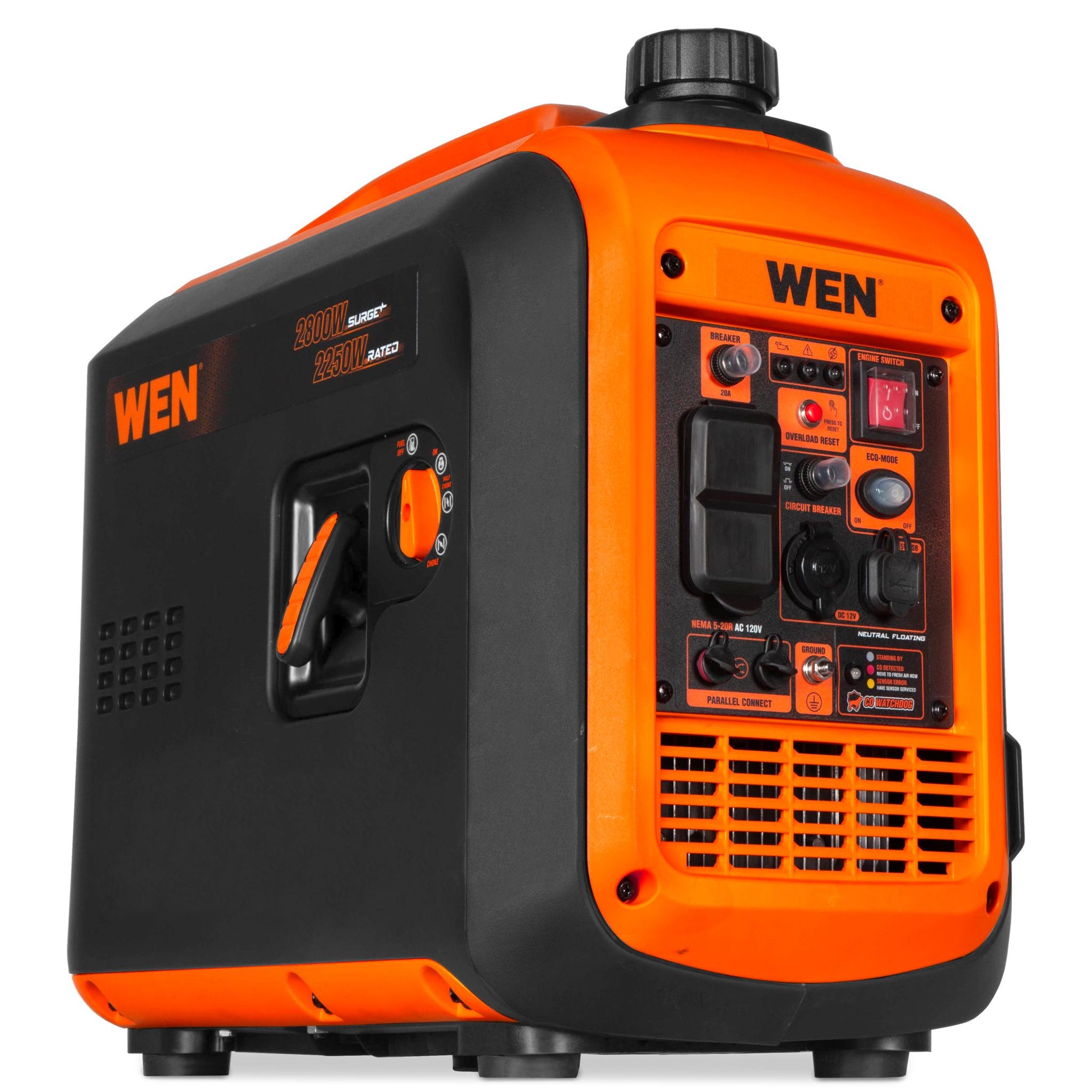 WEN 56280iX 2800-Watt Inverter Generator, Quiet, Portable, and Lightwe ...