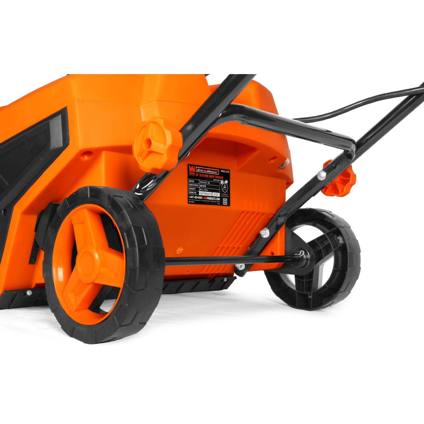 WEN 5670 Snow Blaster 15-Amp 20-Inch Electric Snow Thrower with Dual L ...