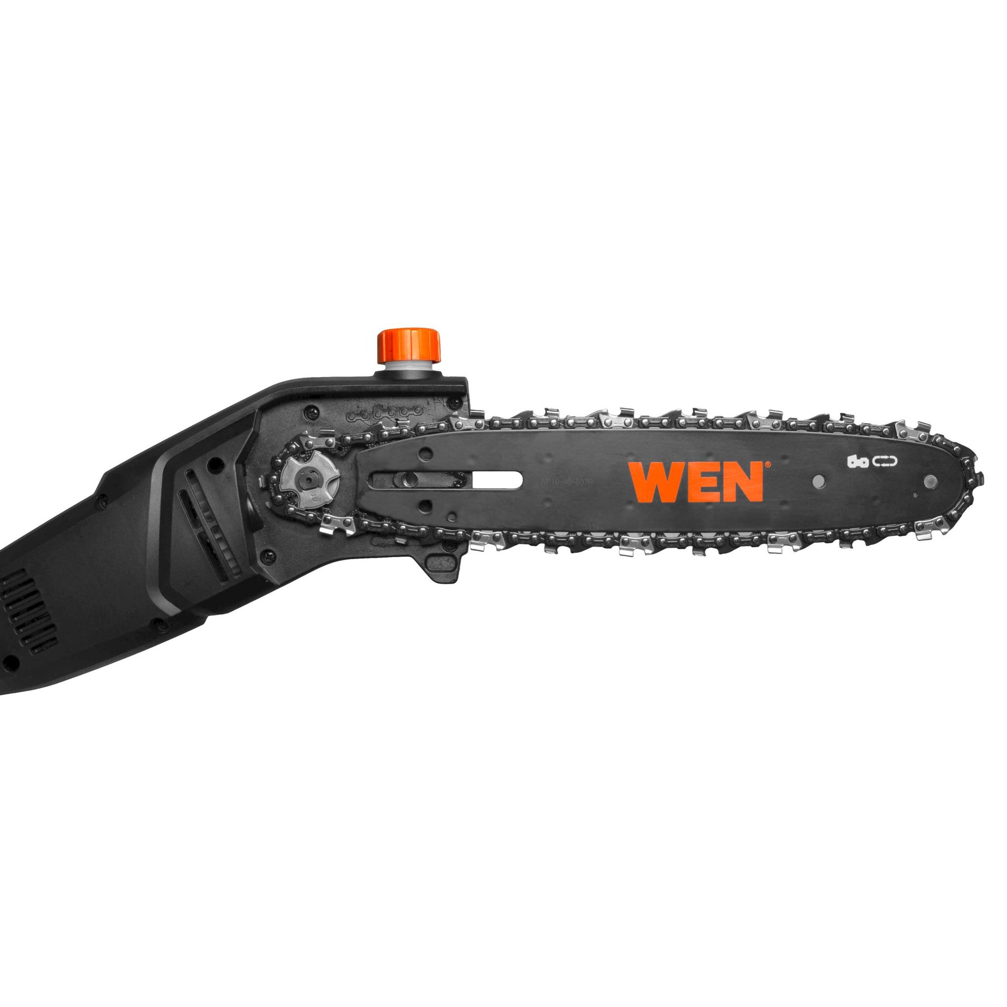 WEN CP0810 Electric Pole Saw, Corded, 8-Amp, 10-Inch with 14-Foot Reac ...
