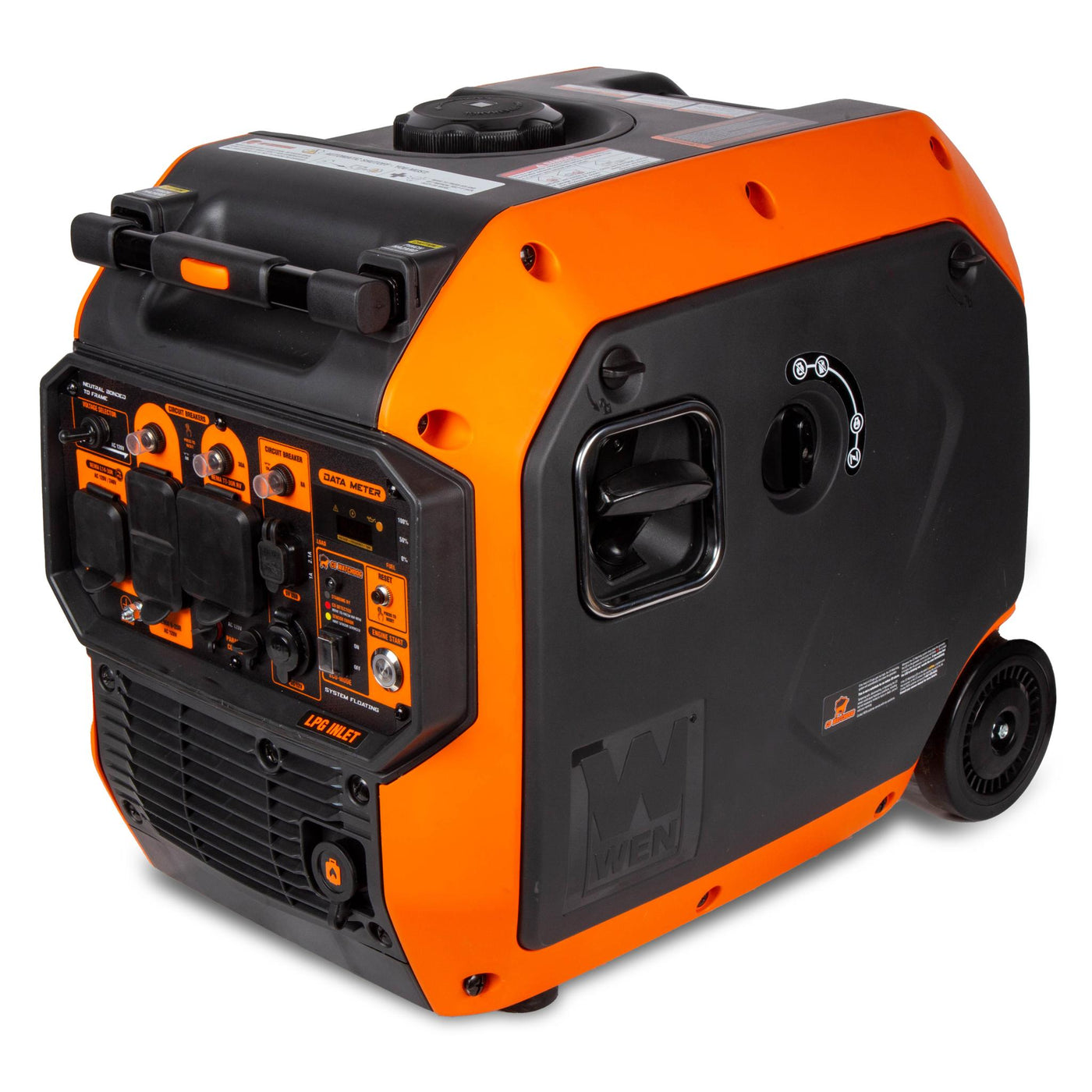 WEN DF500iX 5000-Watt Dual Fuel 120V/240V RV and EV-Ready Electric Sta ...