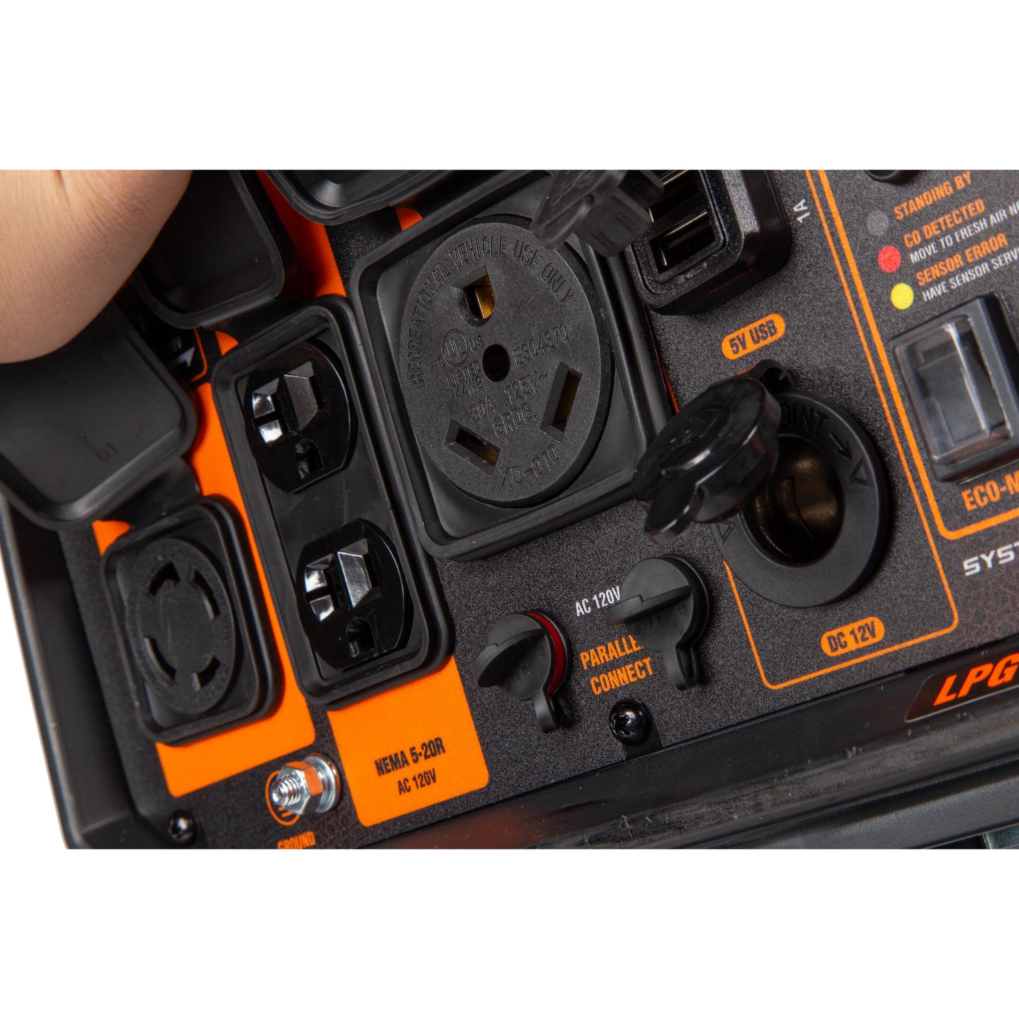 WEN DF500iX 5000-Watt Dual Fuel 120V/240V RV and EV-Ready Electric Sta ...