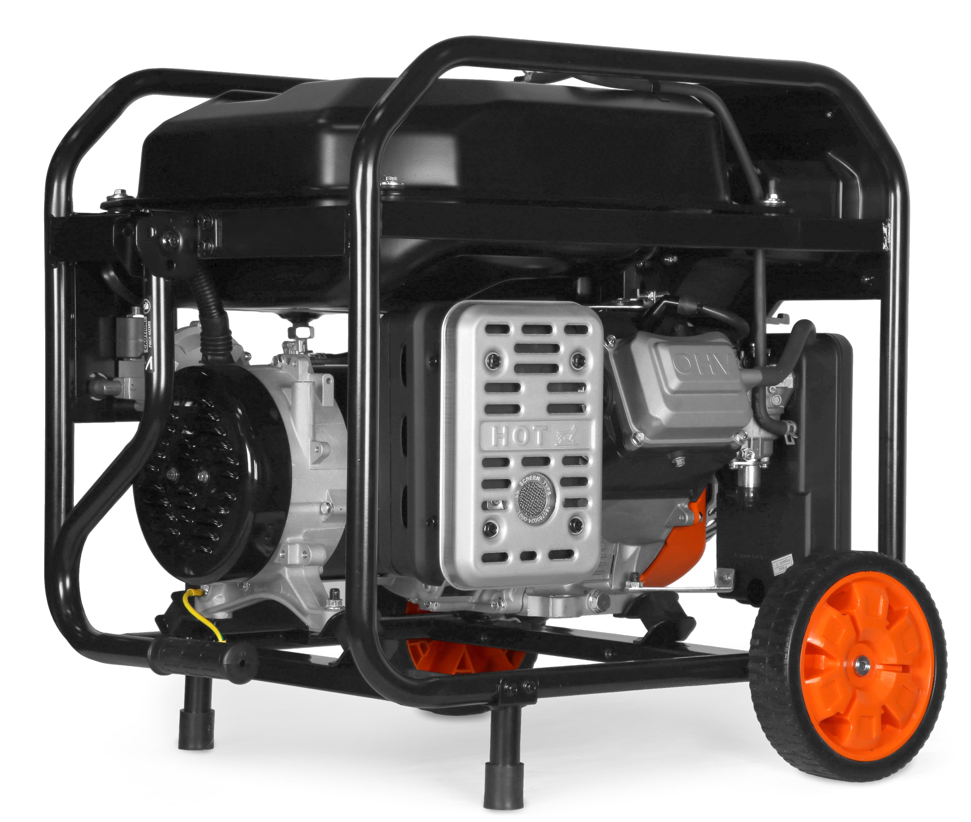 WEN DF8000X 8000-Watt 120V/240V Dual Fuel Portable Generator, Electric ...
