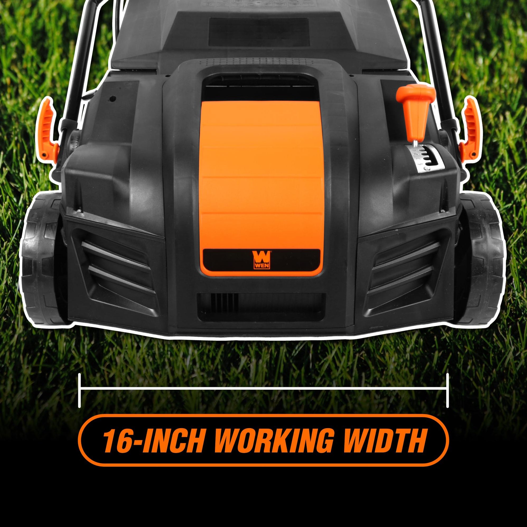 WEN DT1516 16-Inch 15-Amp 2-in-1 Electric Dethatcher and Scarifier wit ...