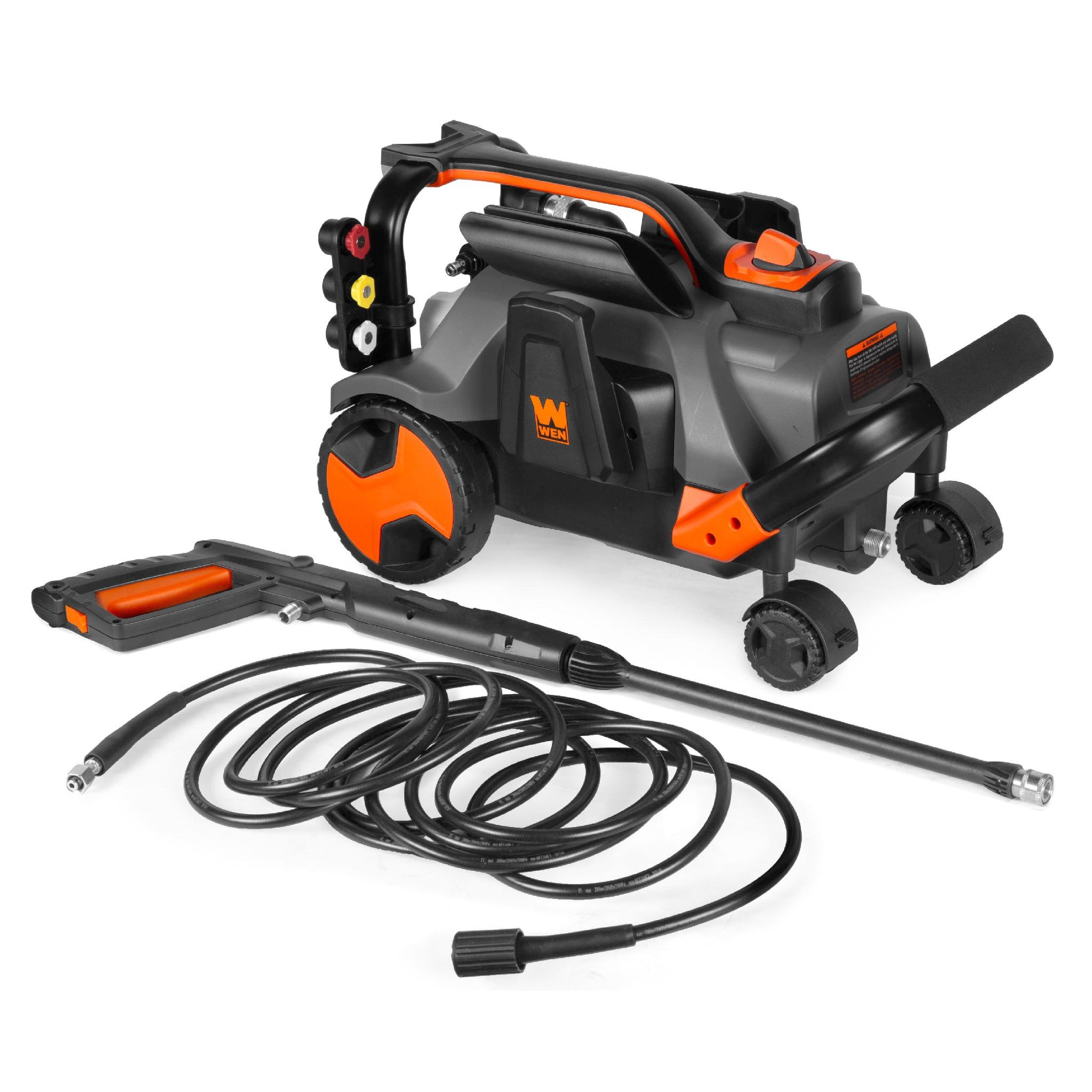 WEN PW2200 2200 PSI Electric Pressure Washer, 1.65 GPM with Onboard De ...