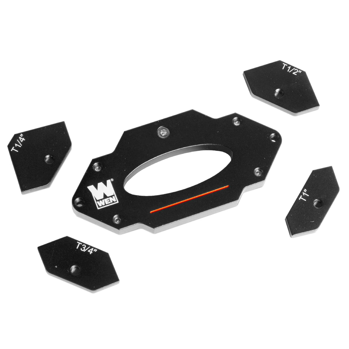 WEN RA002T 6-Piece Corner Chamfer Jig and Template Set for Routers ...