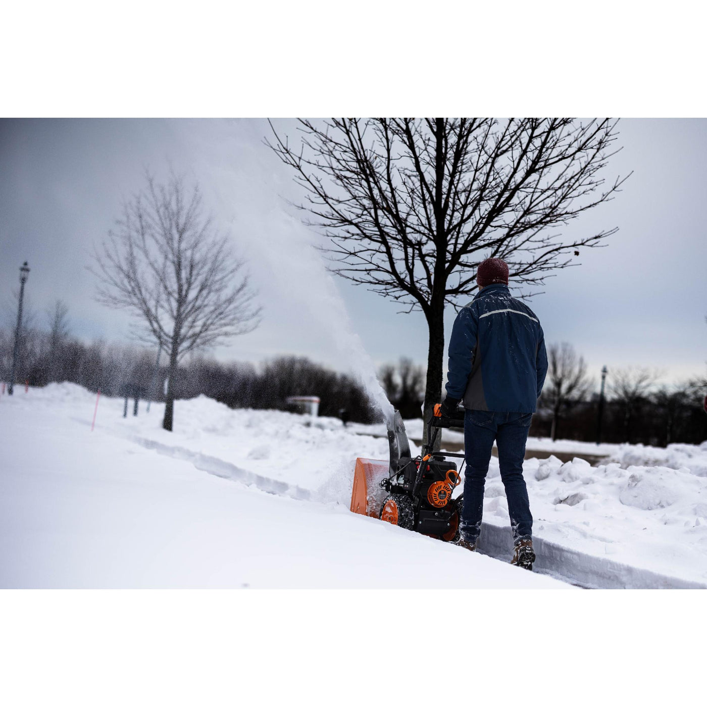 WEN SB209E 24-inch 209cc Two-Stage Self-Propelled Gas-Powered Snow Blo ...