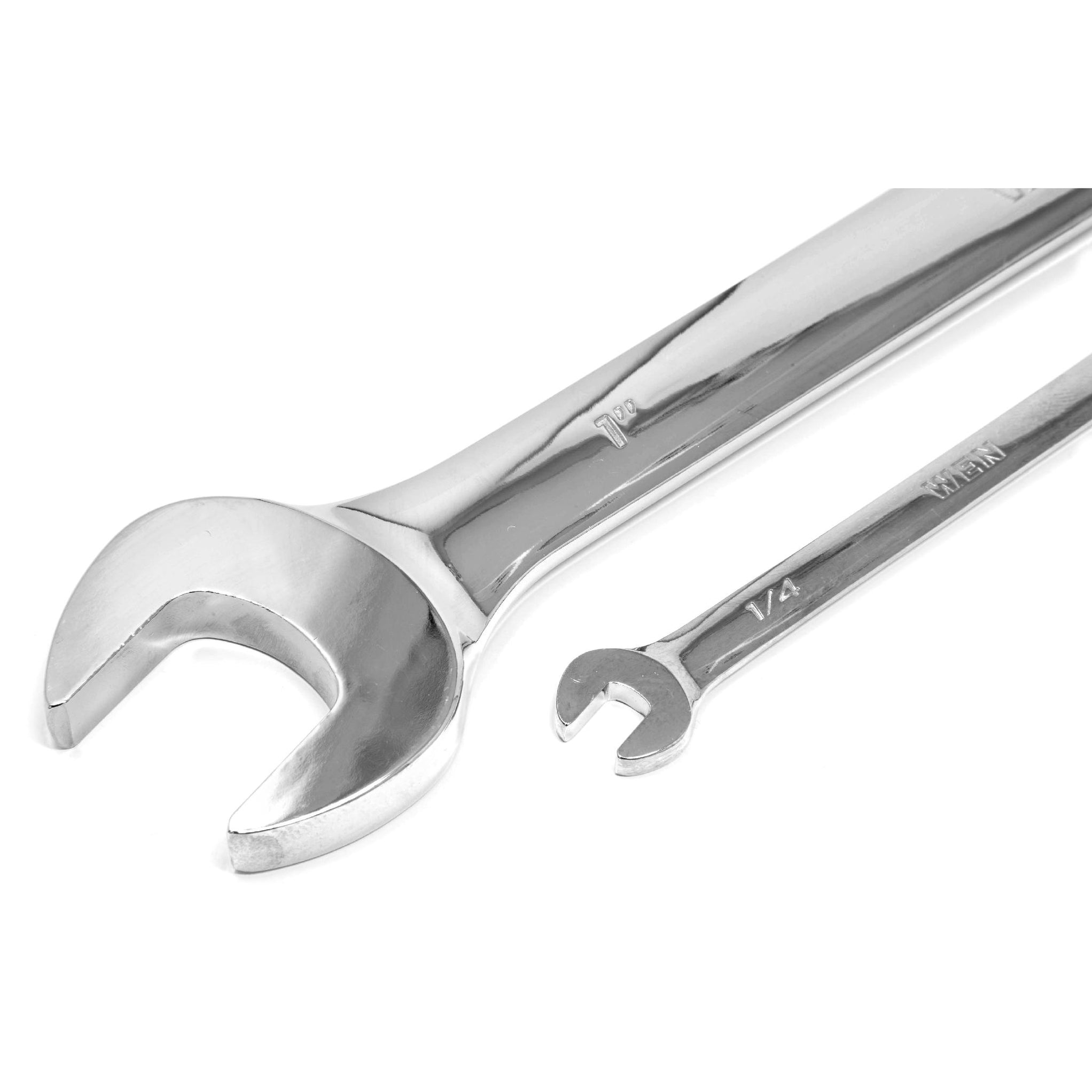 WEN WR132 13-Piece Professional-Grade Reversible Ratcheting SAE Combin ...