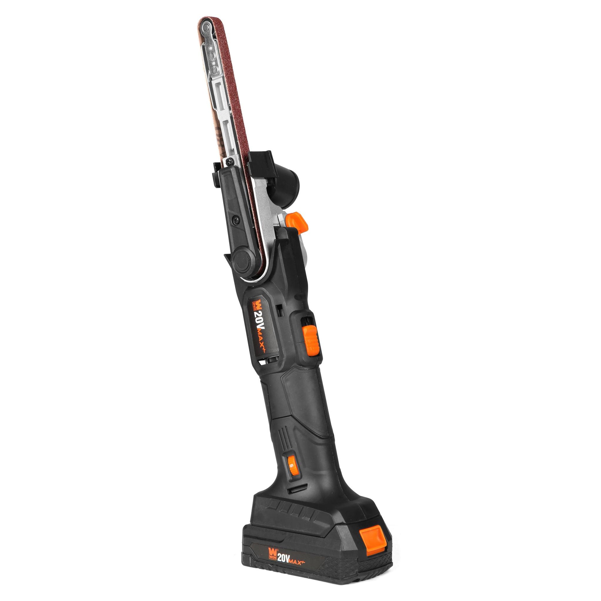 WEN 20437 20V Max Cordless Variable Speed Detailing File Sander with 2 ...