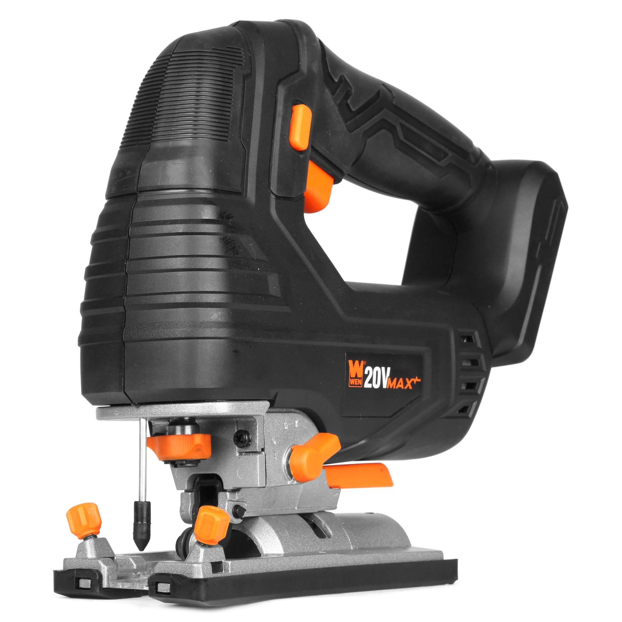WEN 20667 20V Max Cordless Brushless Jigsaw with 4.0 Ah Lithium Ion Ba ...