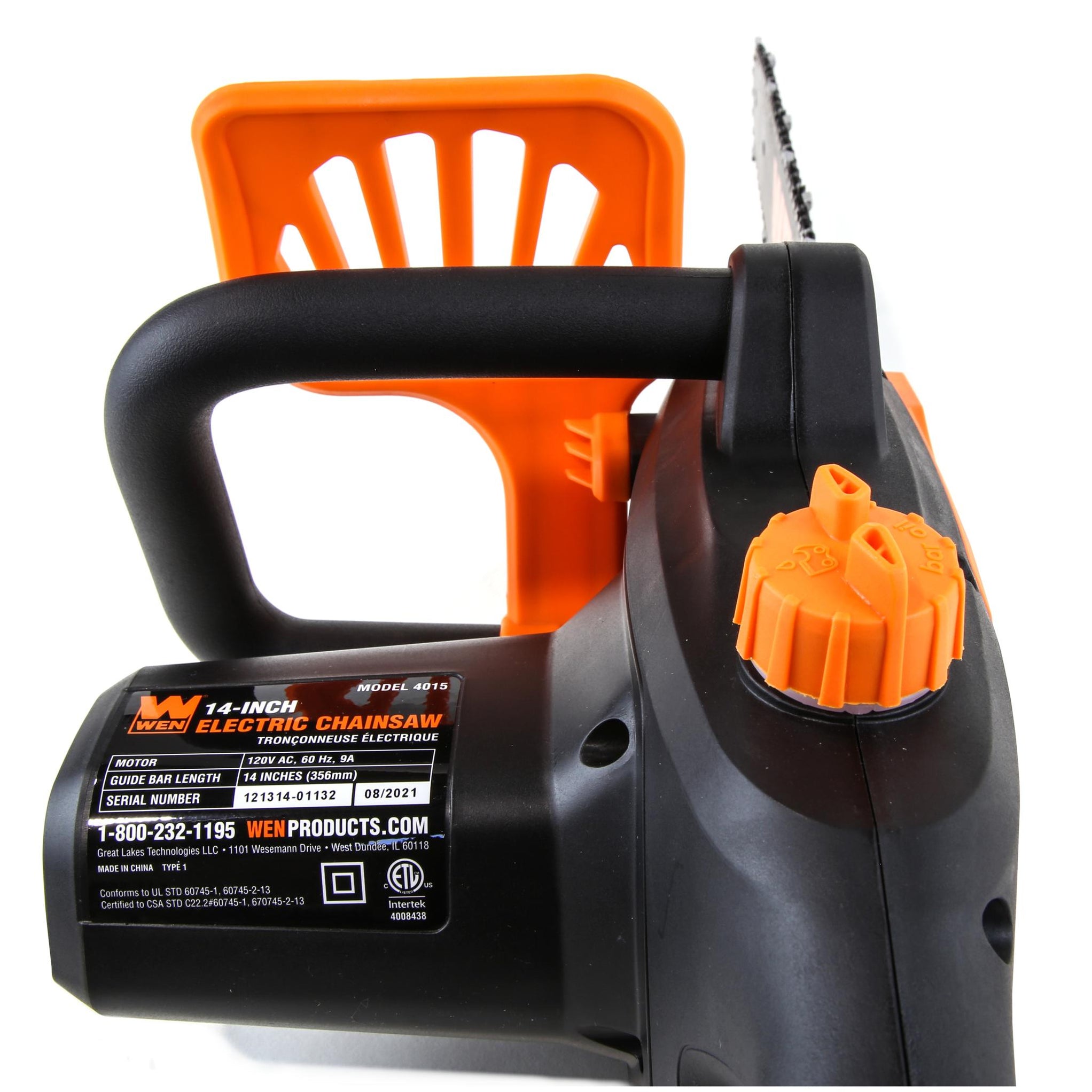 WEN 4015 9-Amp 14-Inch Electric Chainsaw — WEN Products