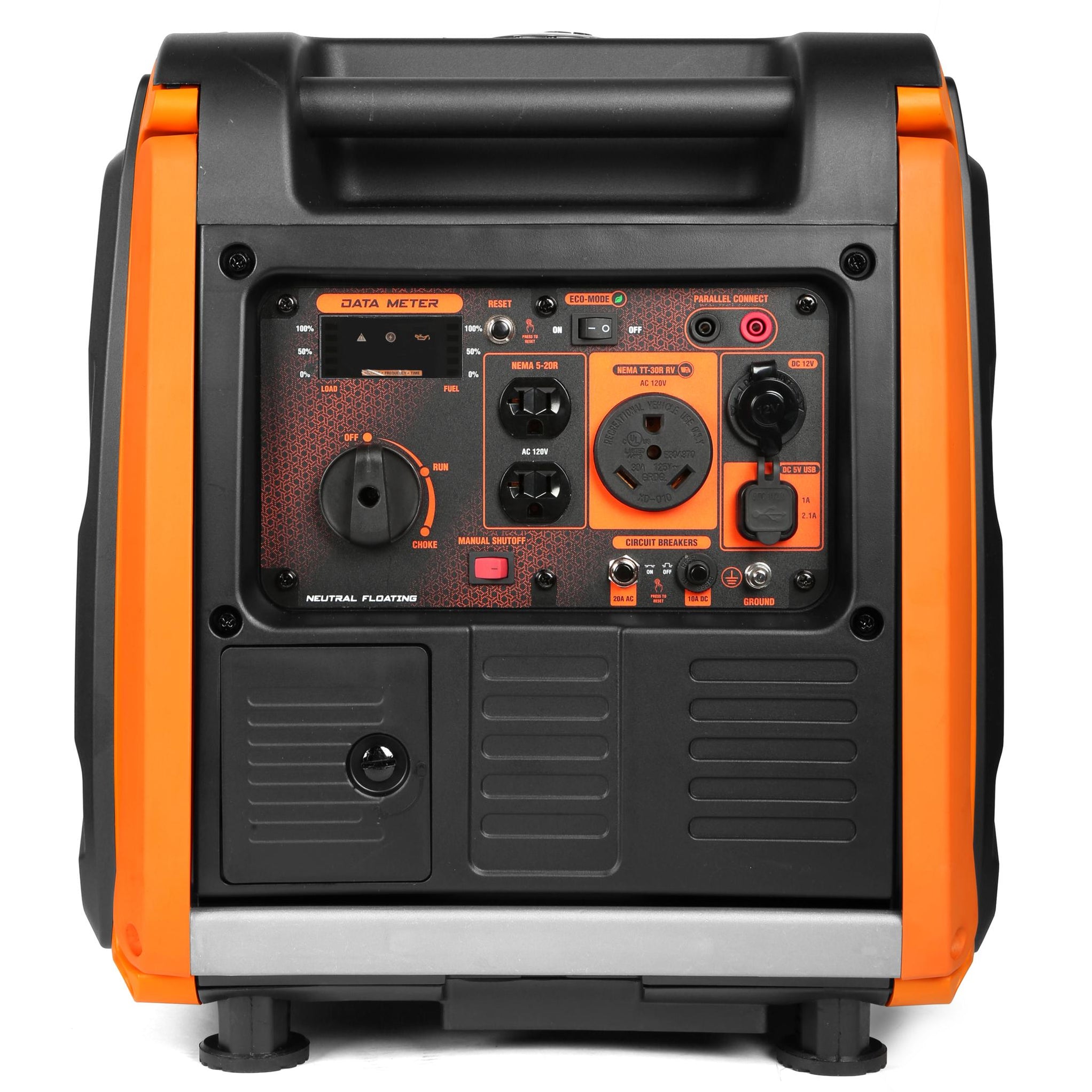 WEN 56450i Super Quiet 4500-Watt RV-Ready Portable Inverter Generator ...