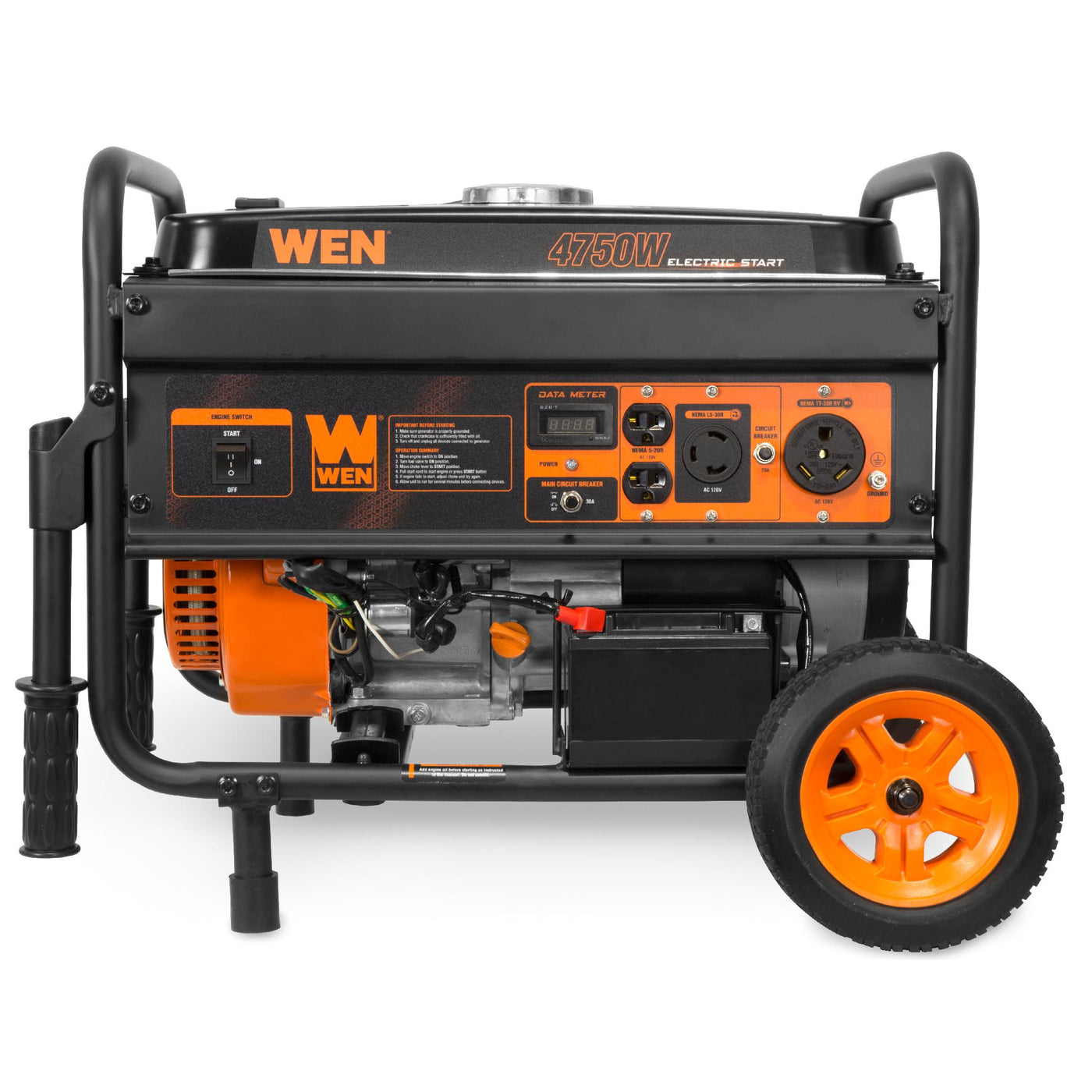 WEN 56475 4750W Electric Start Generator — WEN Products