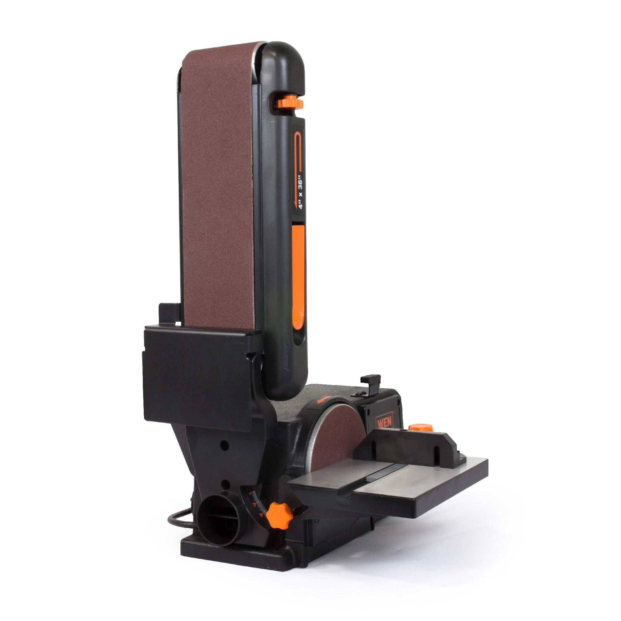 WEN 6502T 4.3-Amp 4 x 36 in. Belt and 6 in. Disc Sander with Cast Iron ...