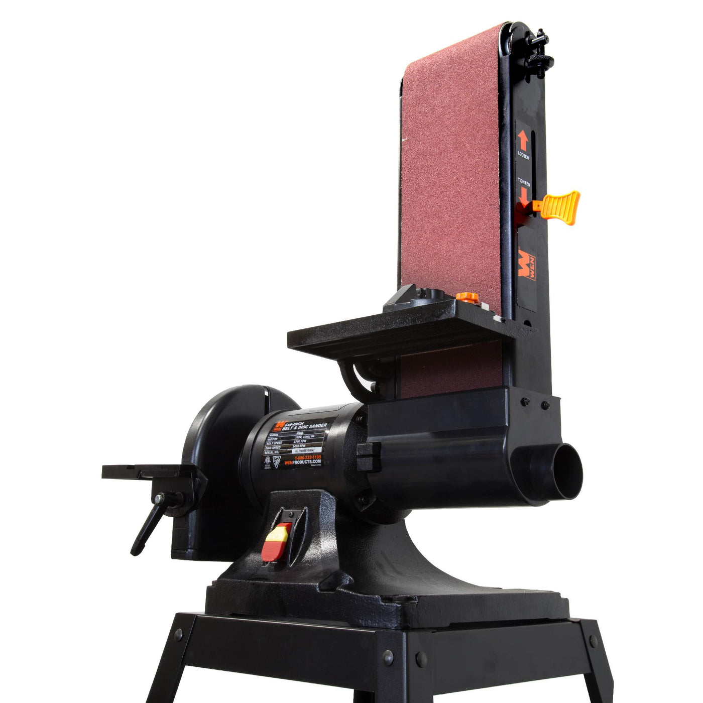 WEN 6508 6 x 48 in. Belt and 9 in. Disc Sander with Stand — WEN Products
