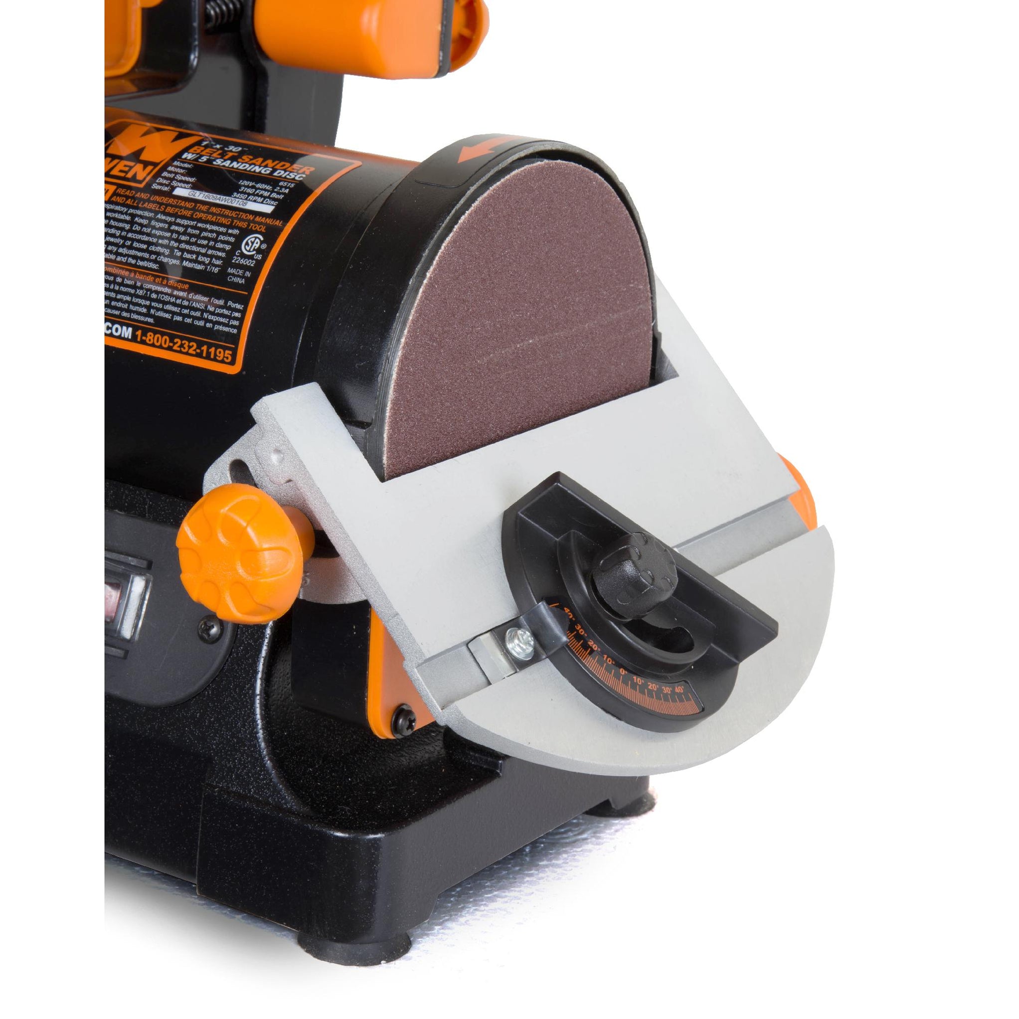 WEN 6515T 1 x 30-Inch Belt Sander with 5-Inch Sanding Disc — WEN Products