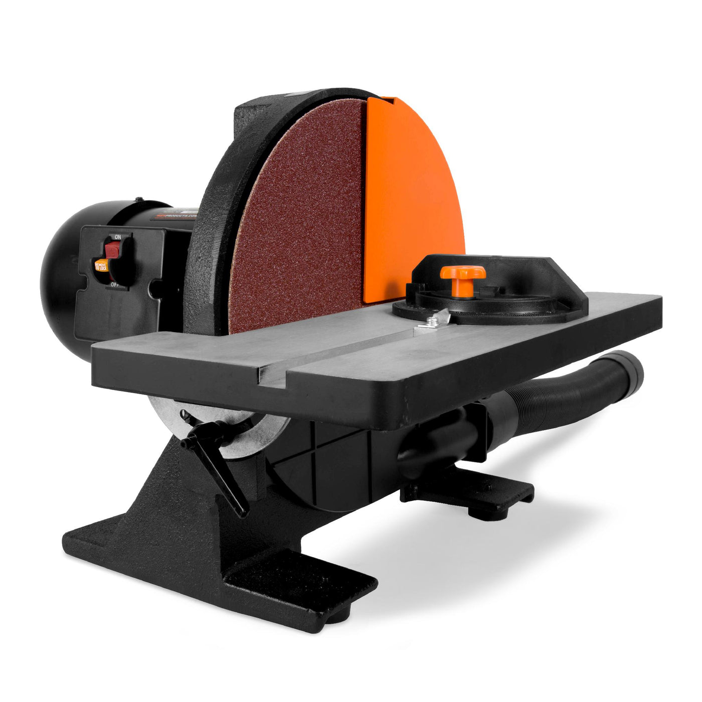 WEN 65812 12-Inch Benchtop Disc Sander with Miter Gauge and Dust Colle ...