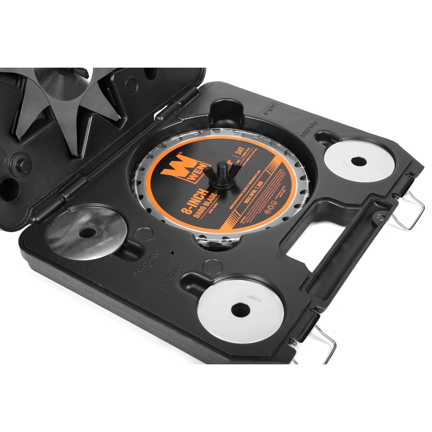 WEN BL088D 8-Inch 24-Tooth Carbide-Tipped Stacked Dado Blade Set for 1 ...