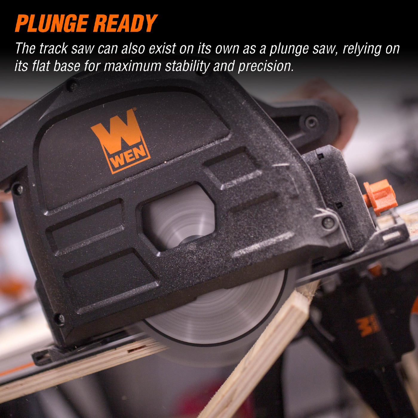 WEN CT1065 10-Amp 6.5-Inch Plunge Cut Sidewinder Circular Track Saw ...