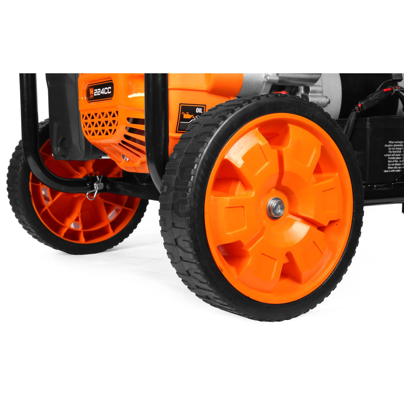 WEN GN5602X 5,600-Watt Portable Generator with Wheel Kit, Electric Sta ...