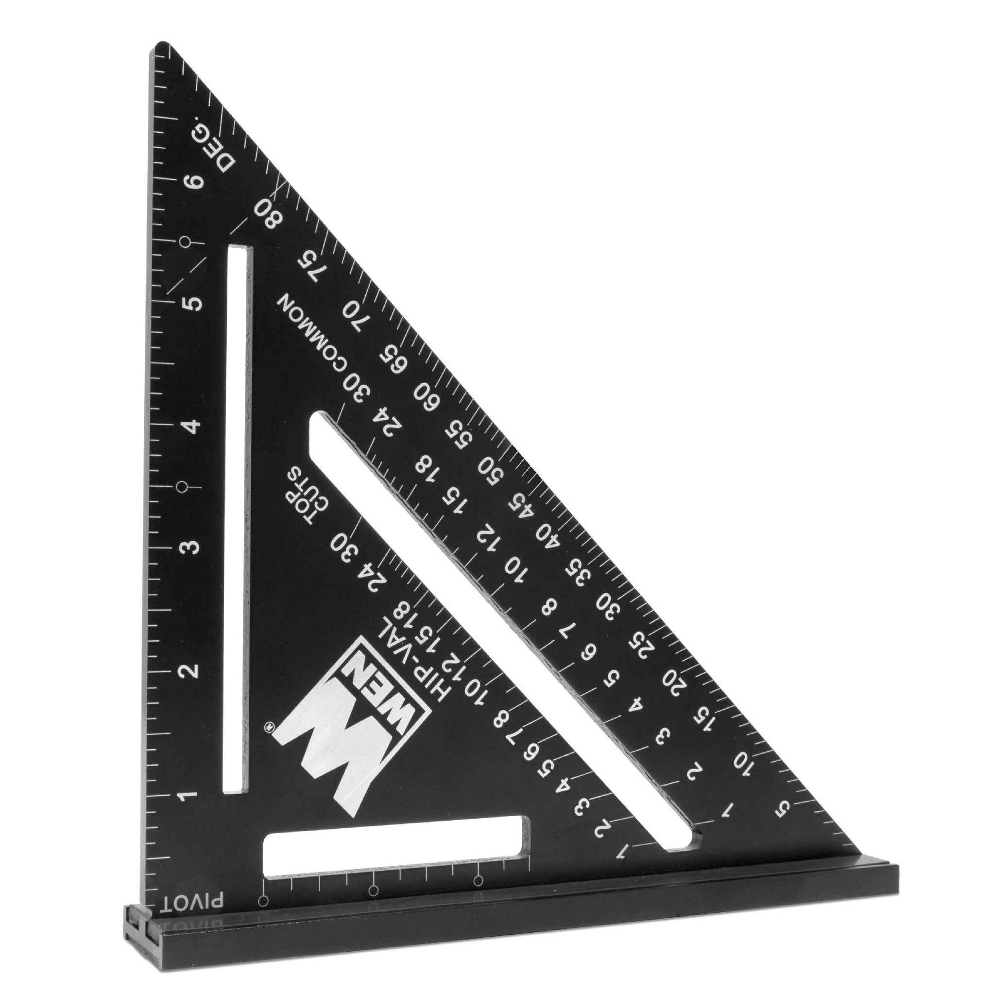 WEN ME777L 7-Inch Magnetic Rafter Square Layout Tool with Laser-Etched ...