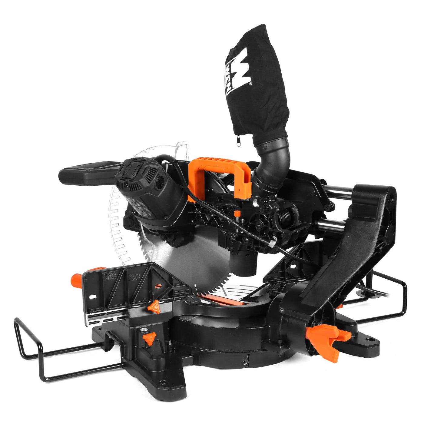 WEN MM1215 15-Amp 12-Inch Dual Bevel Sliding Compound Miter Saw with L ...
