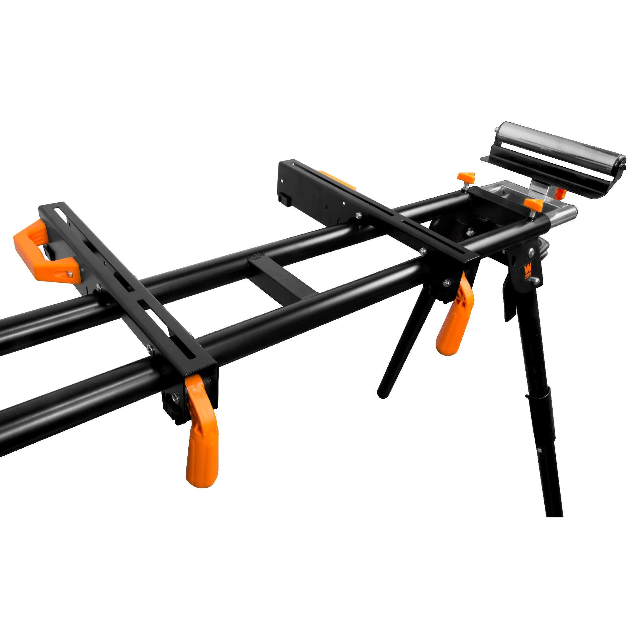 WEN MSA330 Collapsible Rolling Miter Saw Stand with 3 Onboard Outlets ...