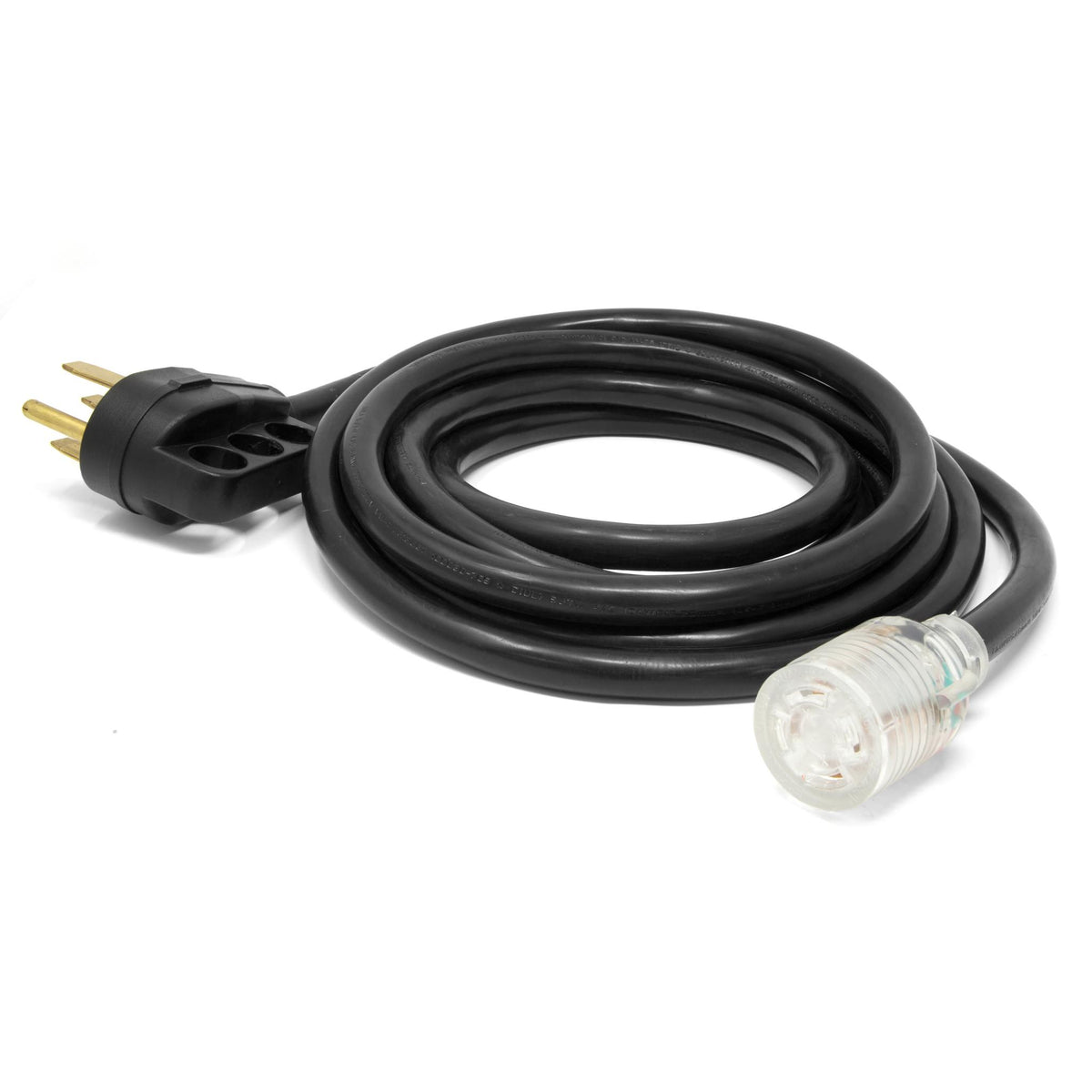 WEN PC1550 15 ft. 10-Gauge Transfer-Switch-Ready Generator Adapter Ext ...